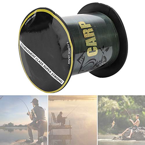 Yeuipea Fishing Line,500m Super Strong Nylon Fishing Line Thread Cord Sea Fresh Water Fish Tool