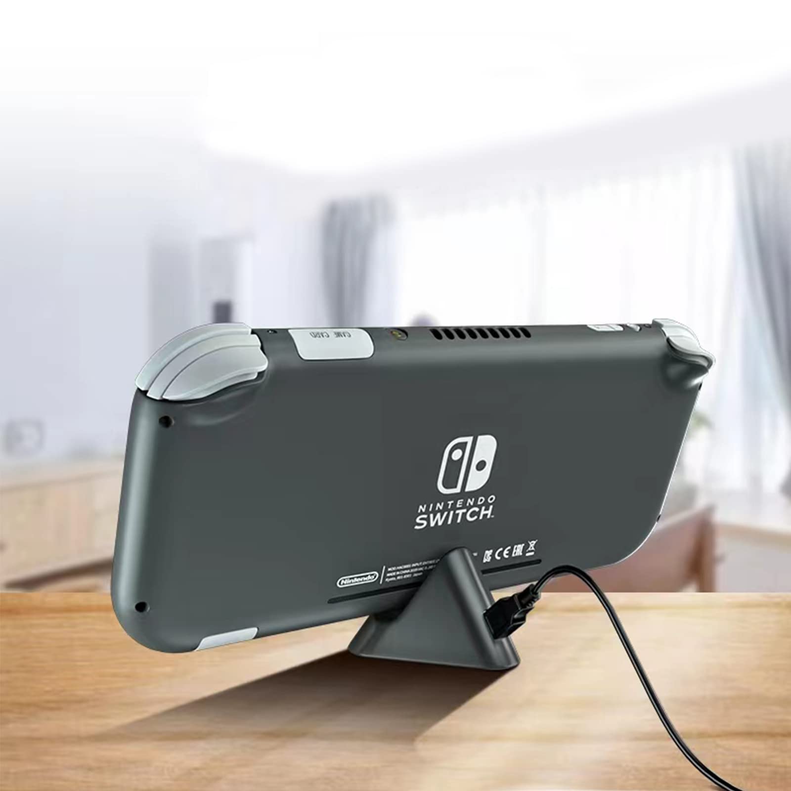 Switch lite Charger, Charger Station for Nintendo Switch lite with USB C Charging Cord - Turquoise