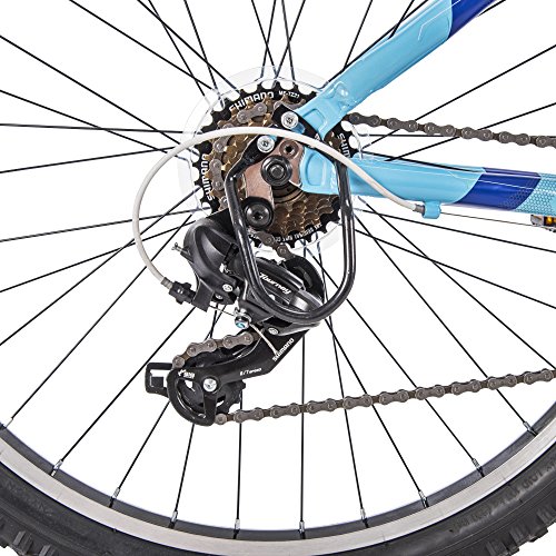 ROYCE UNION RTT 26" Womens 21-Speed Mountain Bike, 17" Aluminum Frame, Trigger Shift, Sky Blue (76438)
