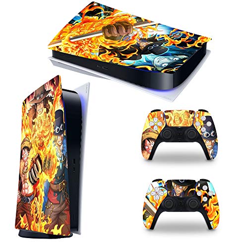 Treasure Pirates - PS5 Digital Edition Skin Console and 2 Controller, Vinyl Decal Sticker Full Cover Protective