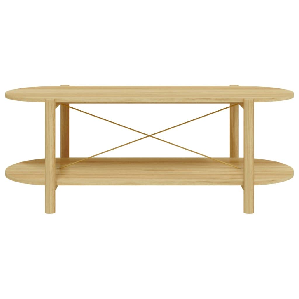 QJBSAVVA Coffee Table 43.3"x18.9"x15.7" Engineered Wood,Living Room Furniture Side Tables Narrow Bedside Tables Suitable for Meeting Rooms, Reception Rooms, Offices