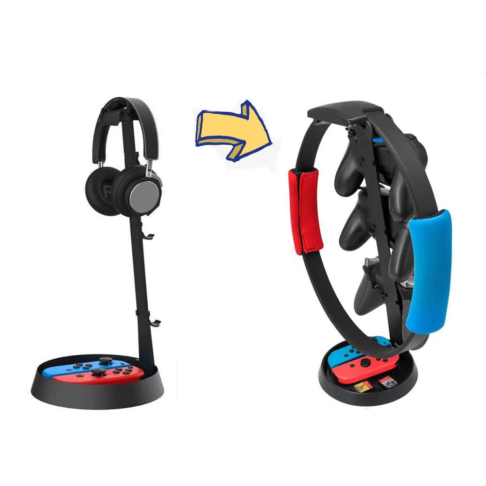 Stand for Ring Fit Adventure,gamer gifts with 3 Controller Stand,Suitable for Gamer Desktop Table Game Earphone Accessories Gamer Gifts…