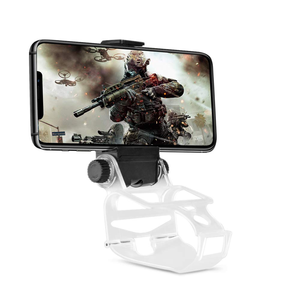 TNP Controller Phone Clip Holder Clamp Mount Bracket for Sony PlayStation 4 Dual Shock Wireless Controller [PlayStation 4] for iPhone 11 Pro, 11 Pro Max, 11, Xs, Xs Max, X, 8 Plus, 8, 7