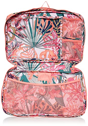 Vera Bradley Women's Recycled Lighten Up Reactive Seat Organizer, Rain Forest Canopy Coral, One Size