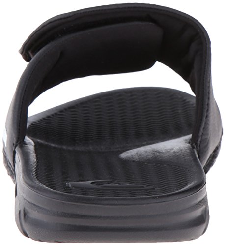 Quiksilver Men's Shoreline Adjust Sandal, Black/Black/White, 10 M US