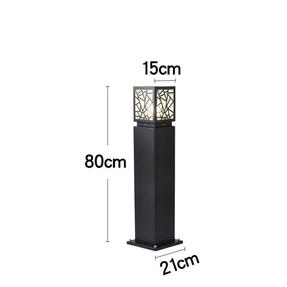 SHAOYH European Waterproof Decorative Outside Wall Lamp E27 Outdoor Post Light Lantern Portable Pillar Stigma Lawn Light for Home Garden Column Cage Path Pillar Light