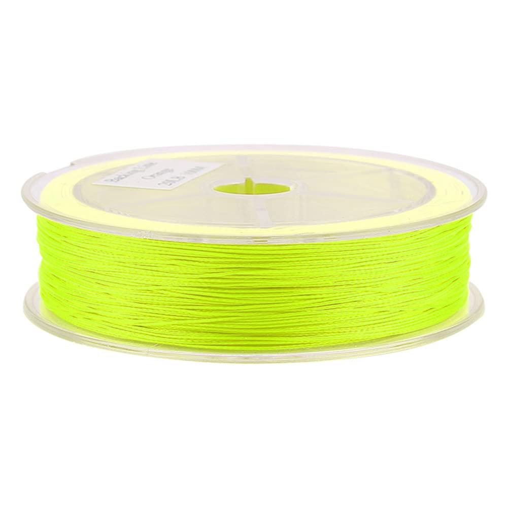Yeuipea Fishing Line Add Line Cup, 100M Nylon Fly Fishing Line Add Line Cup Extension Spare Lines(Giallo)