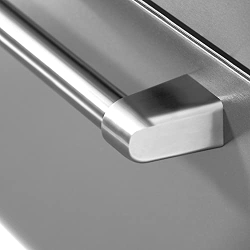 Z Line Kitchen and Bath ZLINE 36" 22.5 cu. ft Freestanding French Door Refrigerator with Ice Maker in Fingerprint Resistant Stainless Steel (RFM-36)