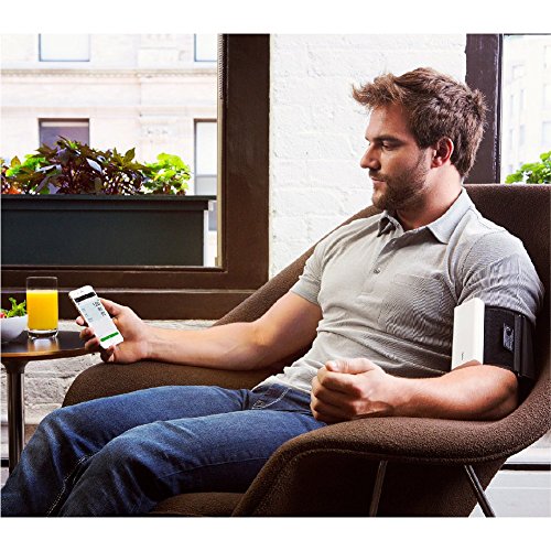 QardioArm Wireless Blood Pressure Monitor: Easy to Use Smart Upper Bluetooth Arm Cuff. App-enabled for iOS, Android, Apple Watch. FSA/HSA eligible.