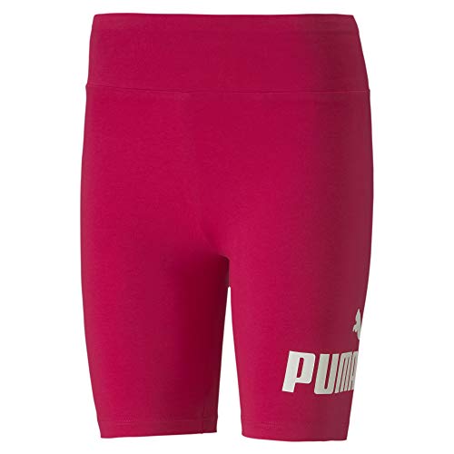PUMA womens Essentials+ 7" Yoga Shorts, Bright Rose, Small US
