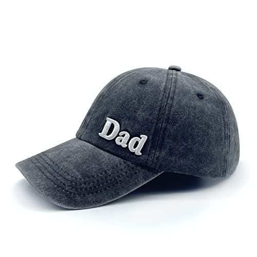 Waldeal Embroidered Mom and Dad Hat, Washed Distressed Matching Couple Baseball Cap Gifts from Daughter Son