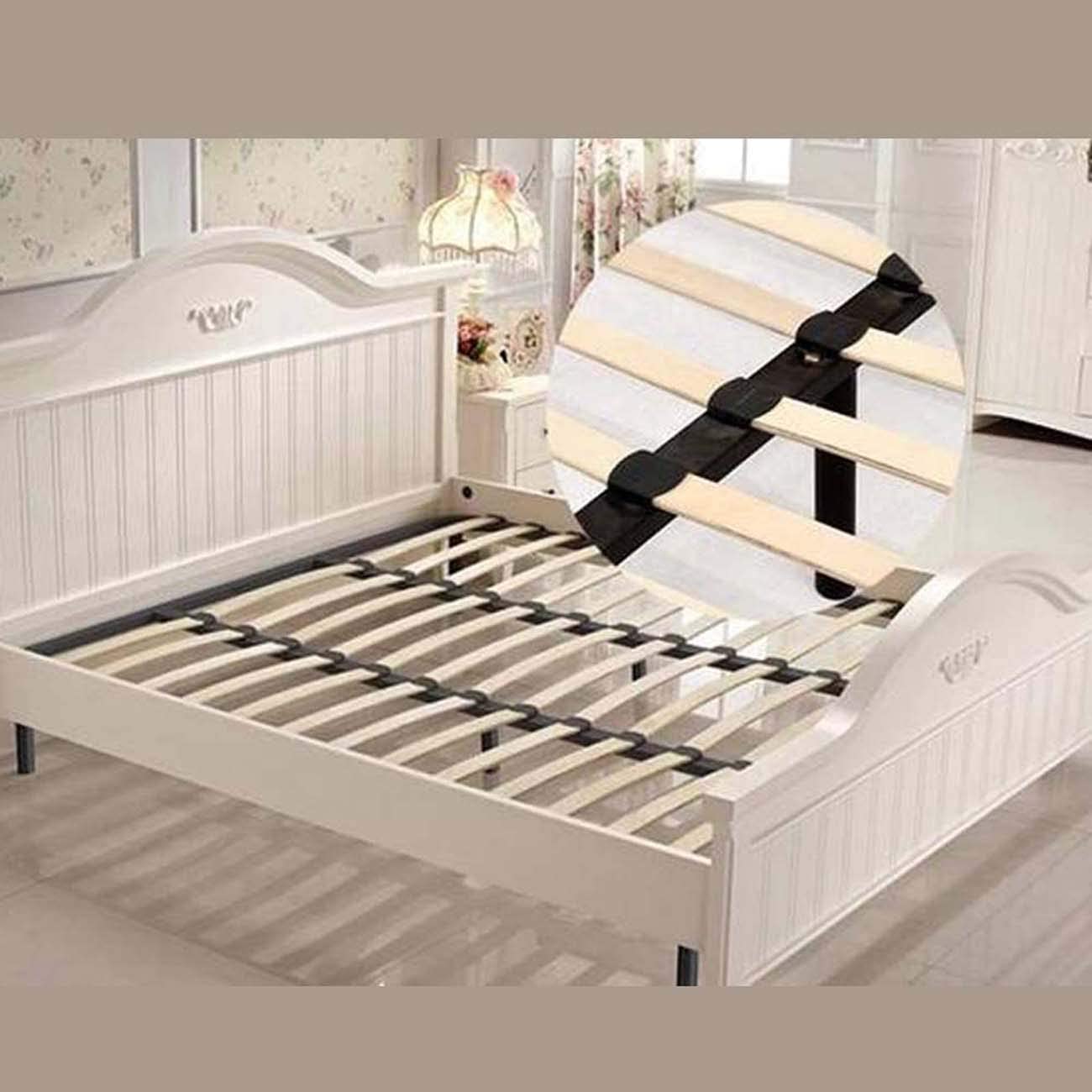XIAONAN 20Pcs 53mm x 9mm Plastic Bed Slat Cover Replacement Holders End Caps+Centre Caps for Holding Securing Wooden Slats Bed Base,10pcs End Caps + 10pcs Centre Caps