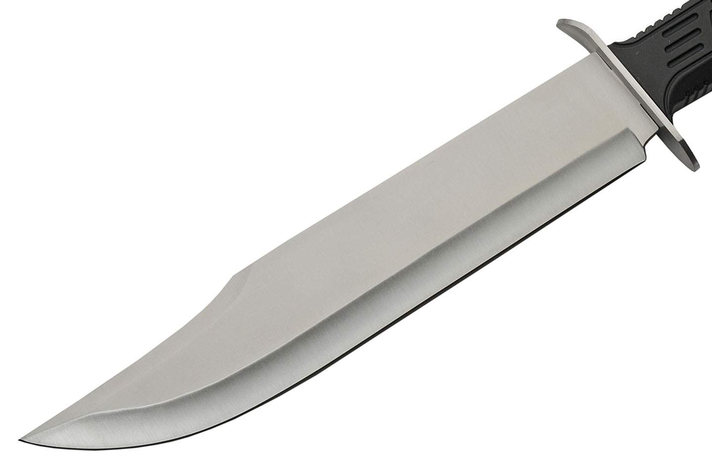 SZCO Supplies 15" Outdoor Survival Silver Tech Bowie Blade Knife, 211515-SL