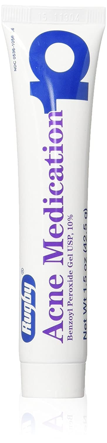 Rugby Acne Medication 10%, 1.5 Ounce (Pack of 3)