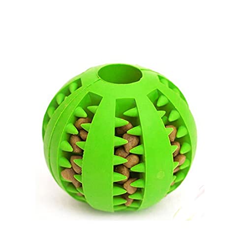 Southern Blue Dog Teething Chew Toy Puzzle Ball, Green, Turquoise, Large