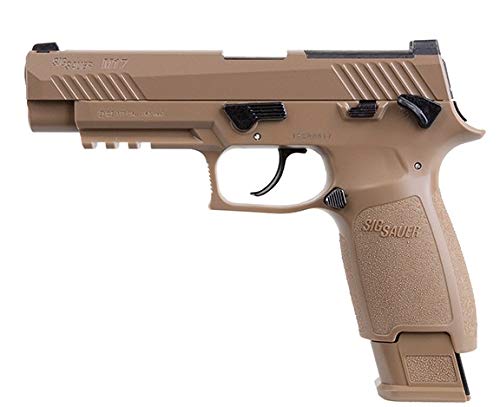 Sіg Sauer M17 CO2 .177 Cal Blowback Air Pistol with Wearable4U Bundle (Tan Air Pistol +Sight)