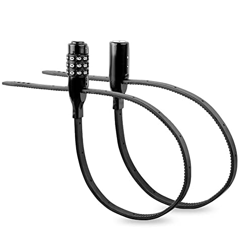 Zip Tie Bicycle Lock,MoreChioce Multi-purpose Adjustable Bicycle Lock Code Locker Zip Tie Multi Purpose Combo Lock for Motorcycle Helmet Locker,Key