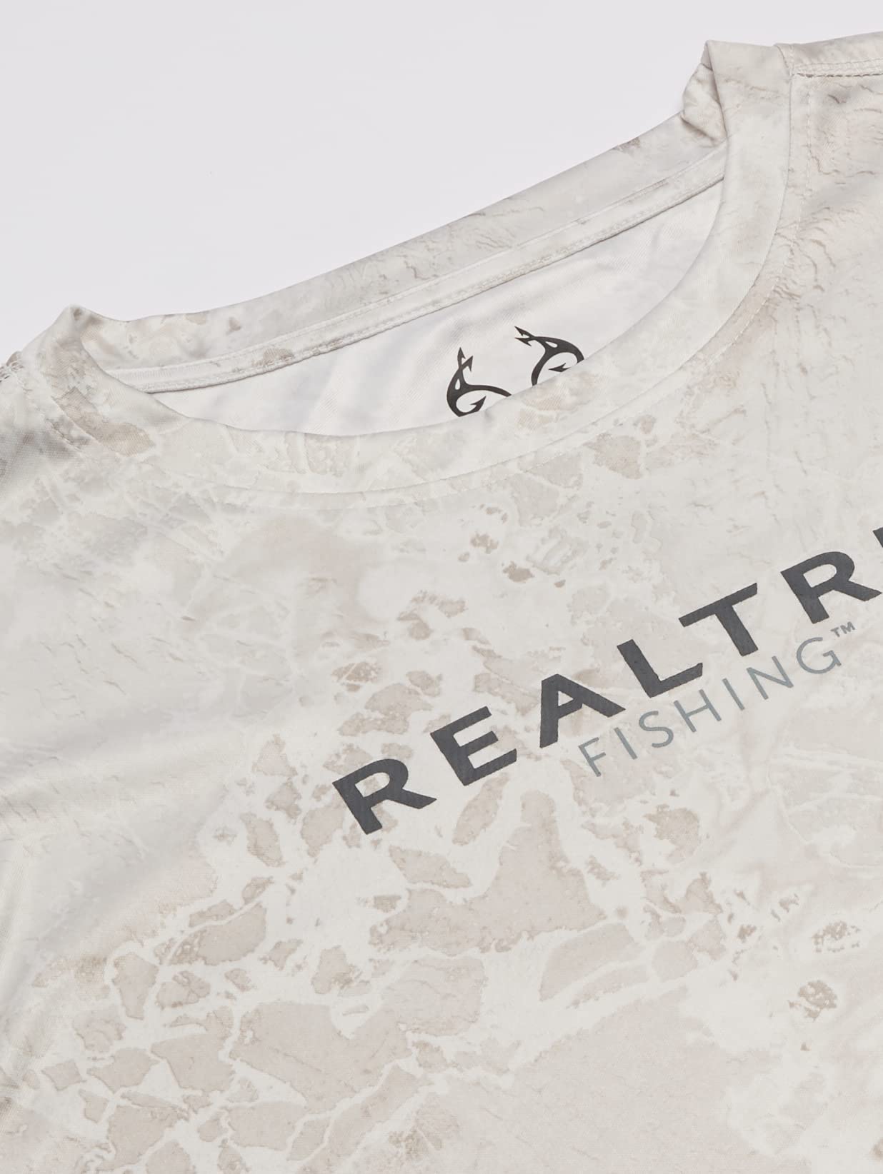 Staghorn Realtree Fishing Ss Graphic Camo Tee, White, L