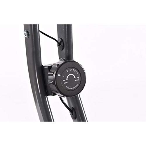 Stamina Cardio Folding Exercise Bike with Heart Rate Sensors and Extra Wide Padded Seat
