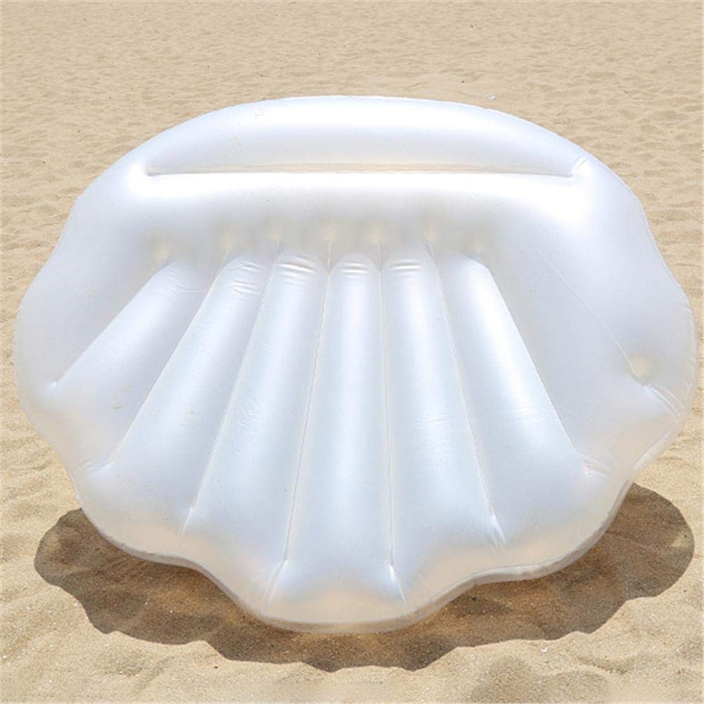 Swimming Pool Inflatable Float Colossal Sea Shell Pool Float Floating Bed Row Cushion for Beach Swimming Pool Seaside Shell Shape Water Sofa Floating Air Bed Water Floating Row Cushion for Beach Swimm