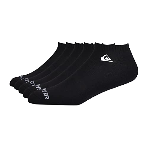 Quiksilver Men's Low Cut Socks, Black, 10/13