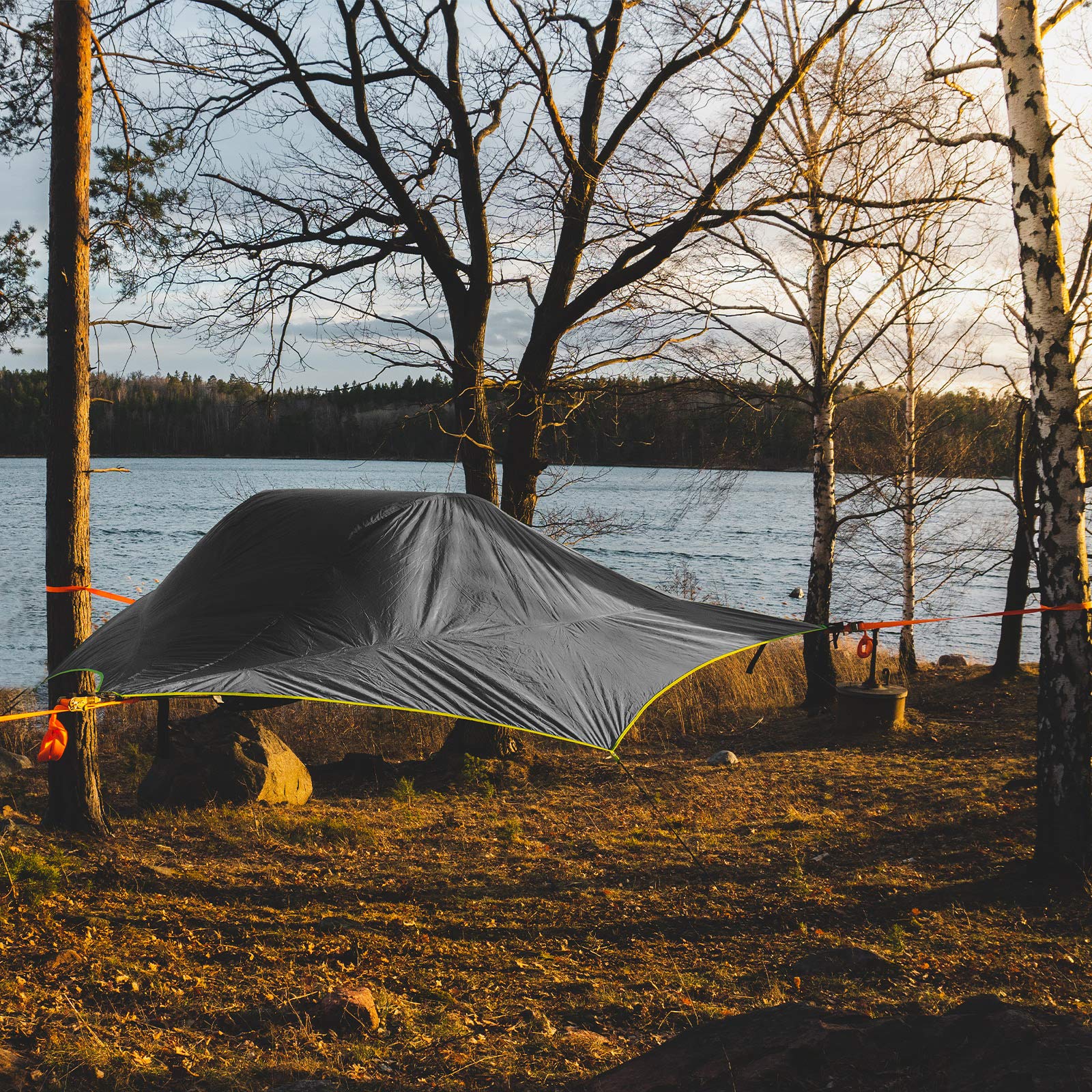 Tentsile Safari Stingray 3-Person Hammock Tree Tent - Waterproof, Portable for Hiking, Camping, Backpacking- 440kg/880lbs