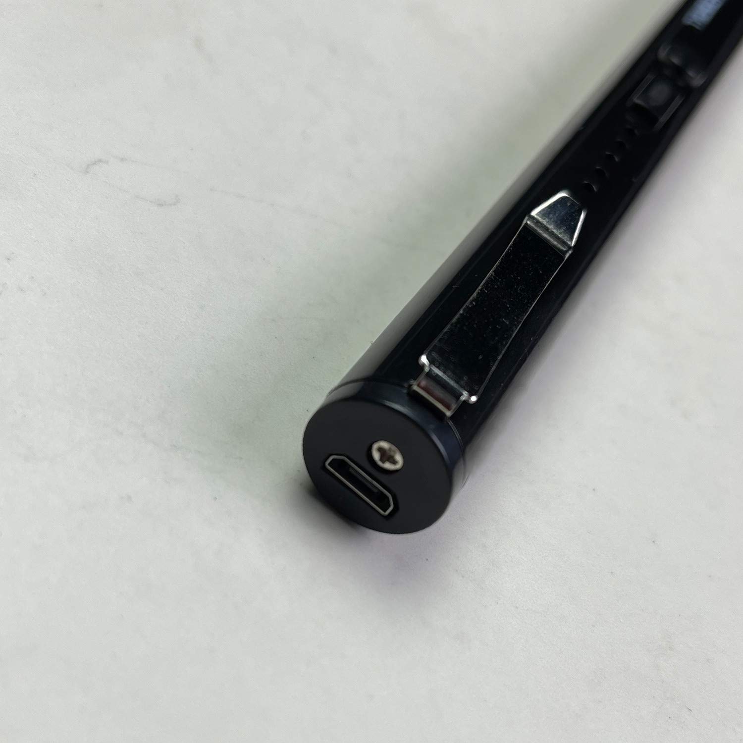 Thunder Blast OTH220 6.25inch Tactical Pen HIGH Power STUN Gun TAZOR WMicro USB Charger for SELF Defense USE ONLY. , Black