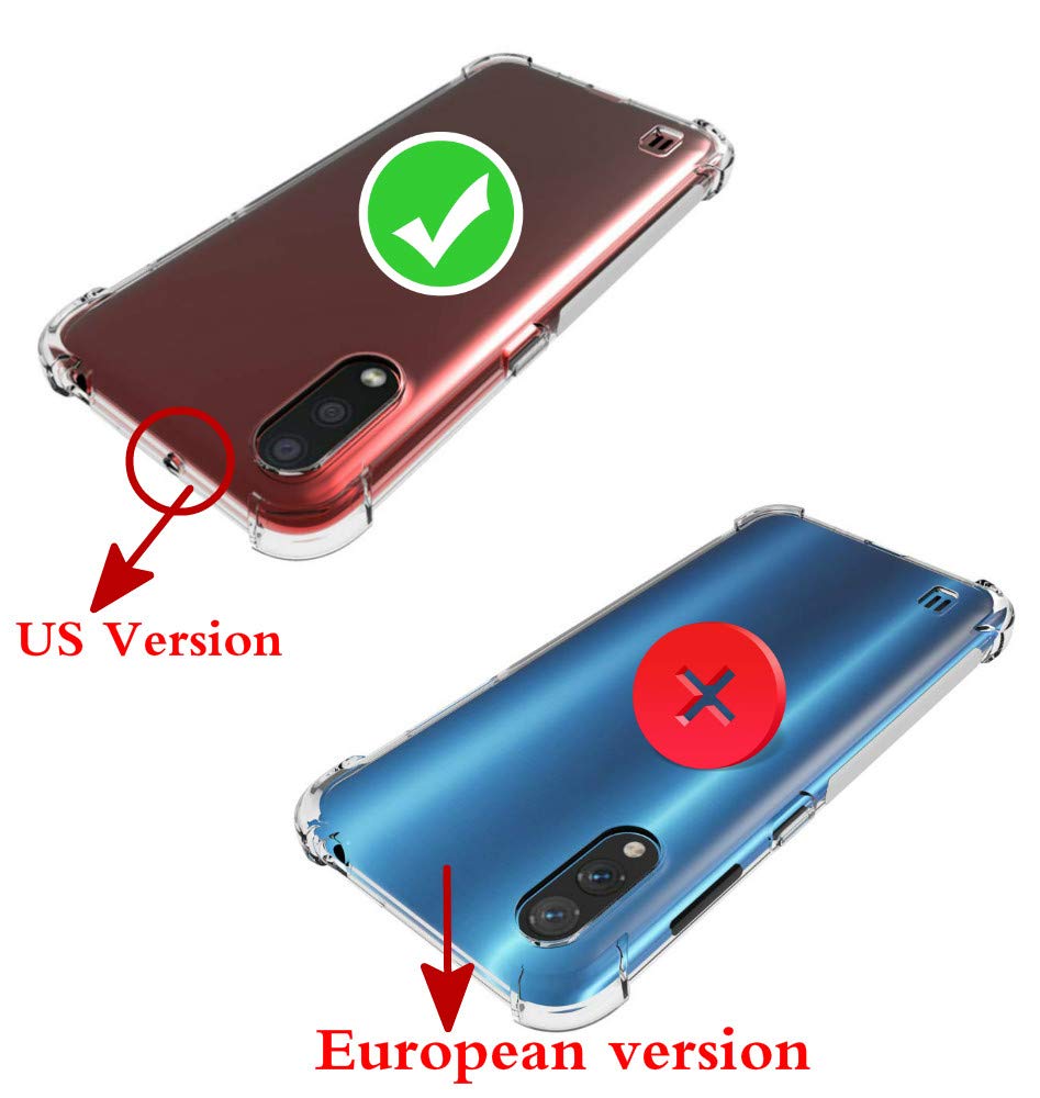 Starhemei for Galaxy A01 Case, Soft TPU Shock Absorption Flexible Gasbag Protection Case Cover for Samsung Galaxy A01 (Clear)