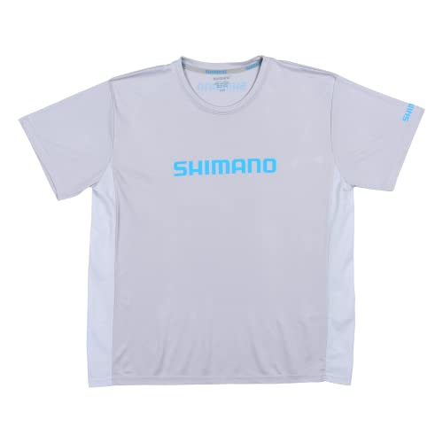 SHIMANO Fishing Short Sleeve Tech Tee - Gray, XL [ATEEVAPSSXLAGY]