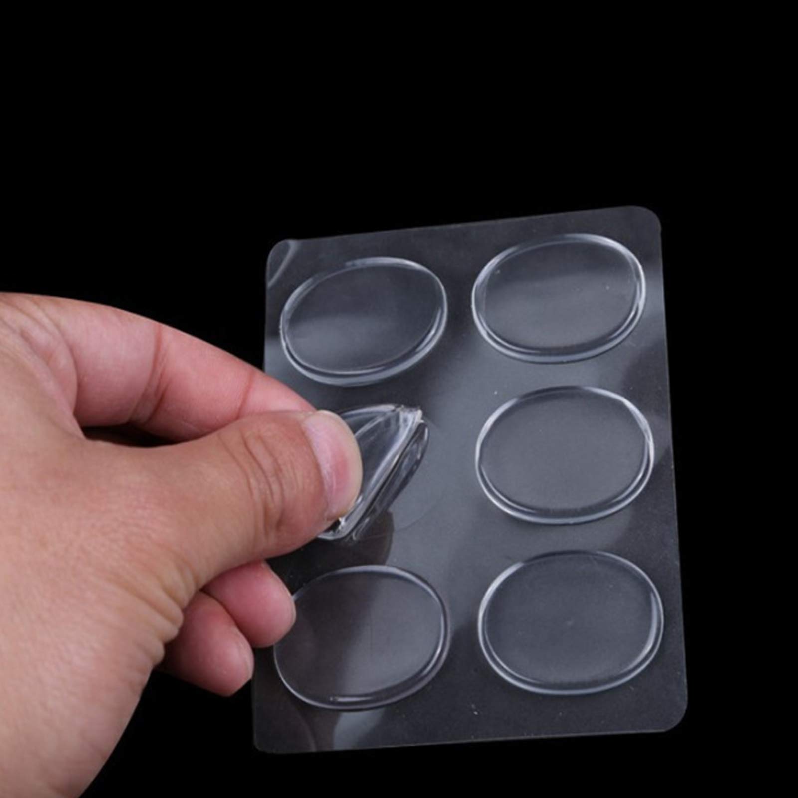 Semetall Drum Dampeners 24 Pcs Drum Gel Pads 4 Colors Silicone Drum Silencers Dampening Gel Pads for Drums Tone Control,Snare Mute Pad