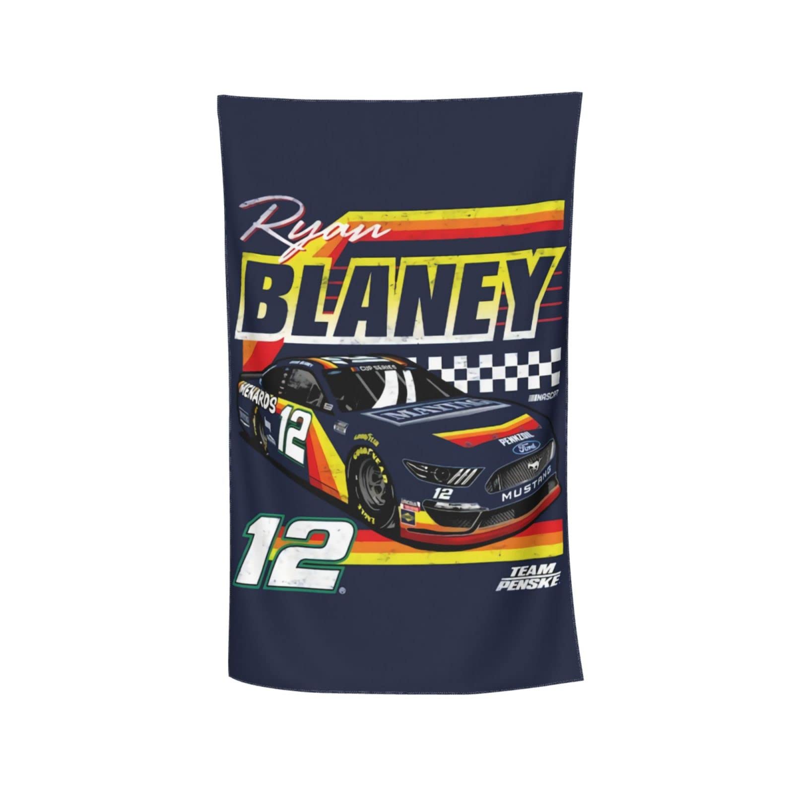 RATRIG Ryan Blaney 12 Beach Towel Soft and Quick Dry Swim Bath Microfiber Lightweight Absorbent Blanket Travel Carpet Rug 32x52 in
