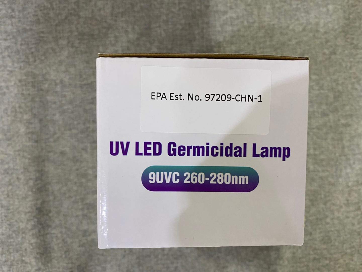 UV Light Santizer Lamp, UVC Germicidal LED Bulb with Remote Control and Lamp Holder, 36W 110V 260-280nm UV-C Wavelength for Household Disinfection