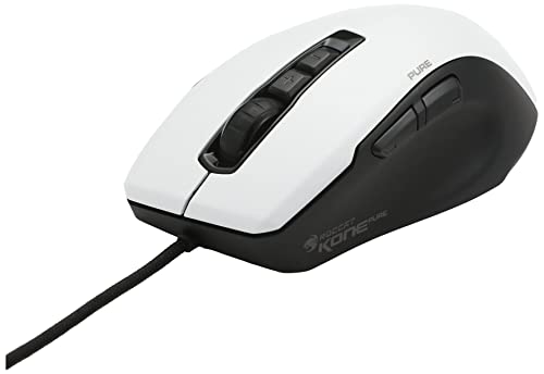 ROCCAT KONE Pure Owl-Eye β Optical RGB Gaming Mouse, White (ROC-11-725-WE)