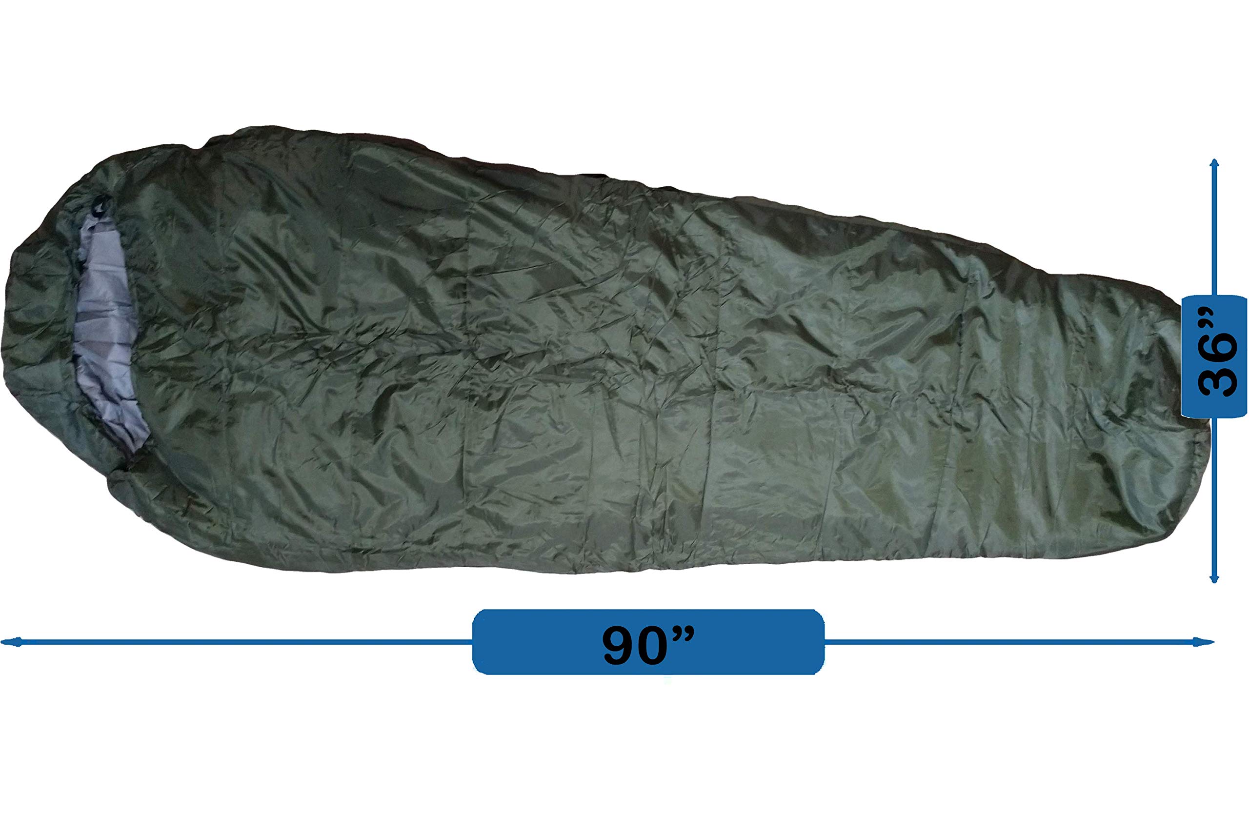 Sleeping Bag, Sleeping Pad, Pillow Combo Set
