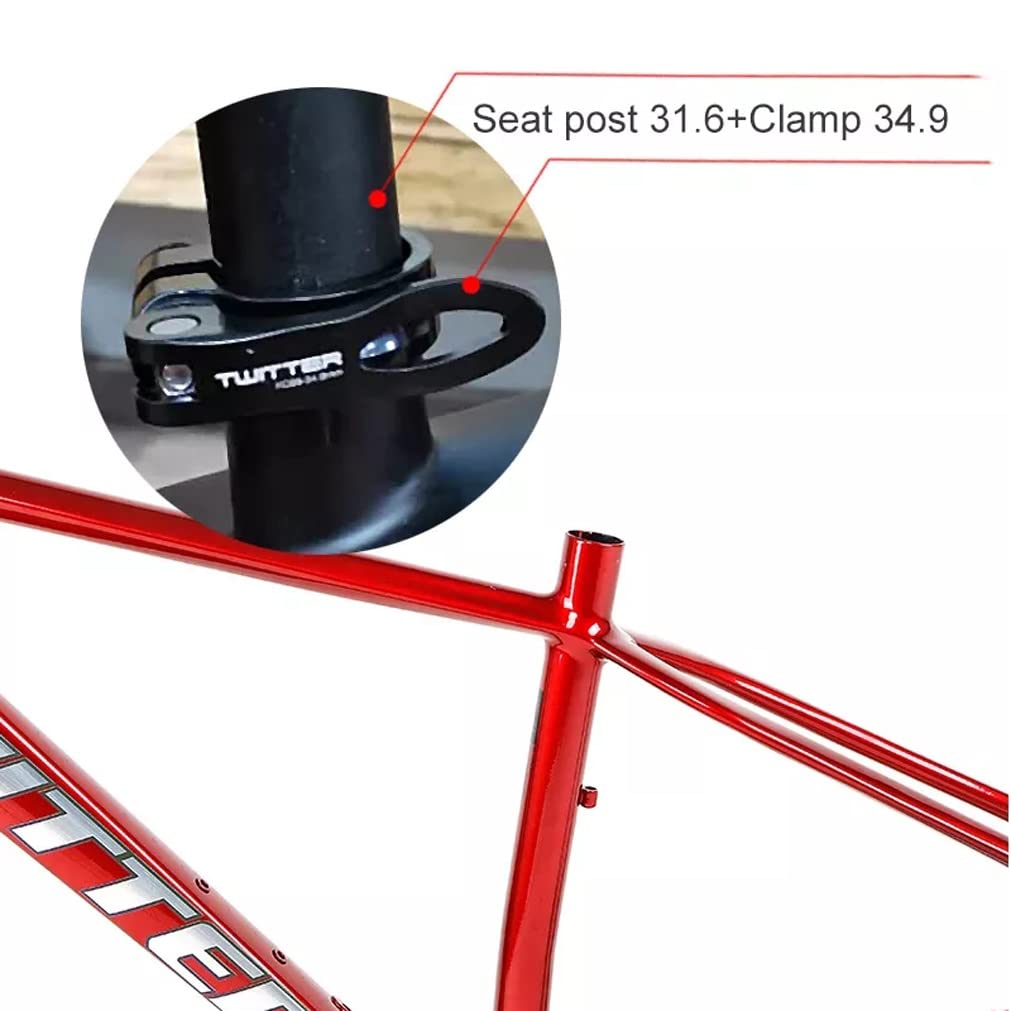 YOJOLO MTB Frame 27.5/29er Hardtail Mountain Bike Frame 15''/17''/19'' Aluminum Alloy Disc Brake Bicycle Frame Quick Release Axle 135mm BSA68 Routing Internal (Color : White, Size : 27.5x17'')