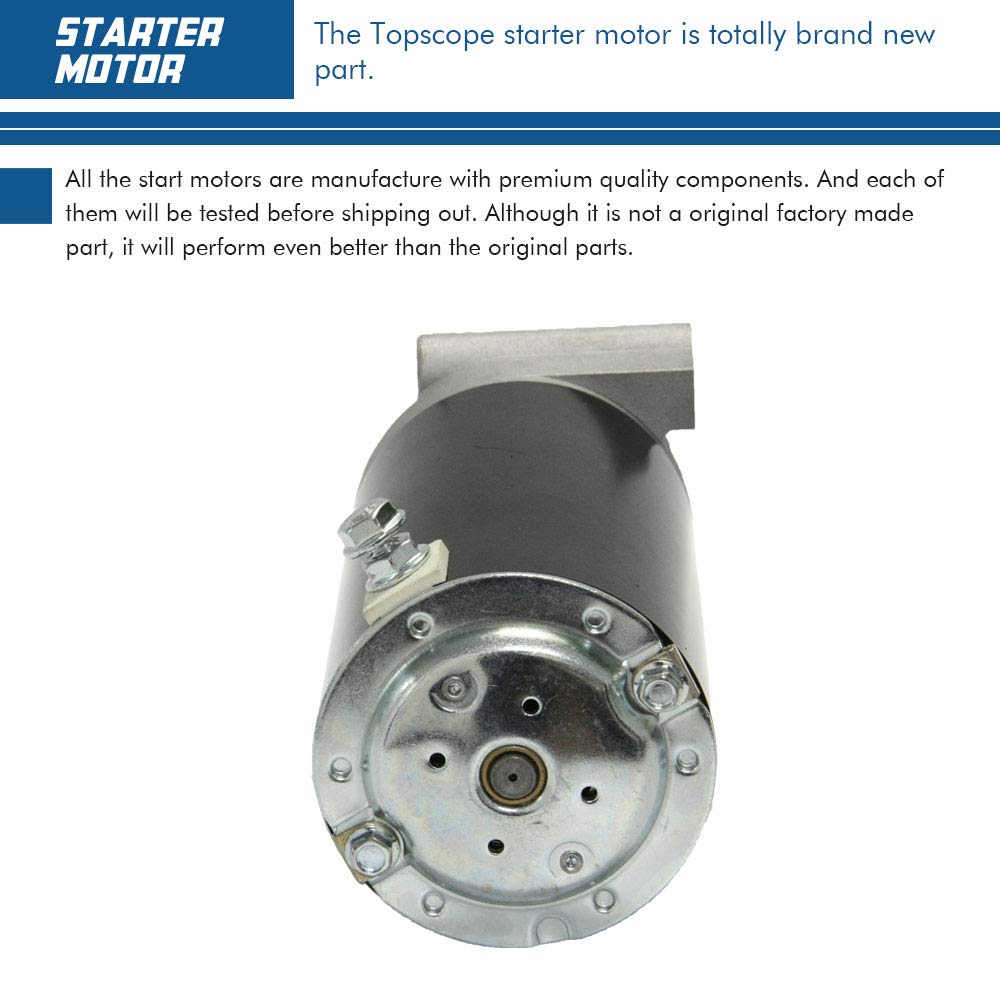 Starter Motor Fit for 2005 Kohler Courage Engines 20HP 23HP 25HP 27HP with Replace OE # 32-098-01 32-098-01S 32-098-03 32-098-03S 32-098-04 32-098-04S