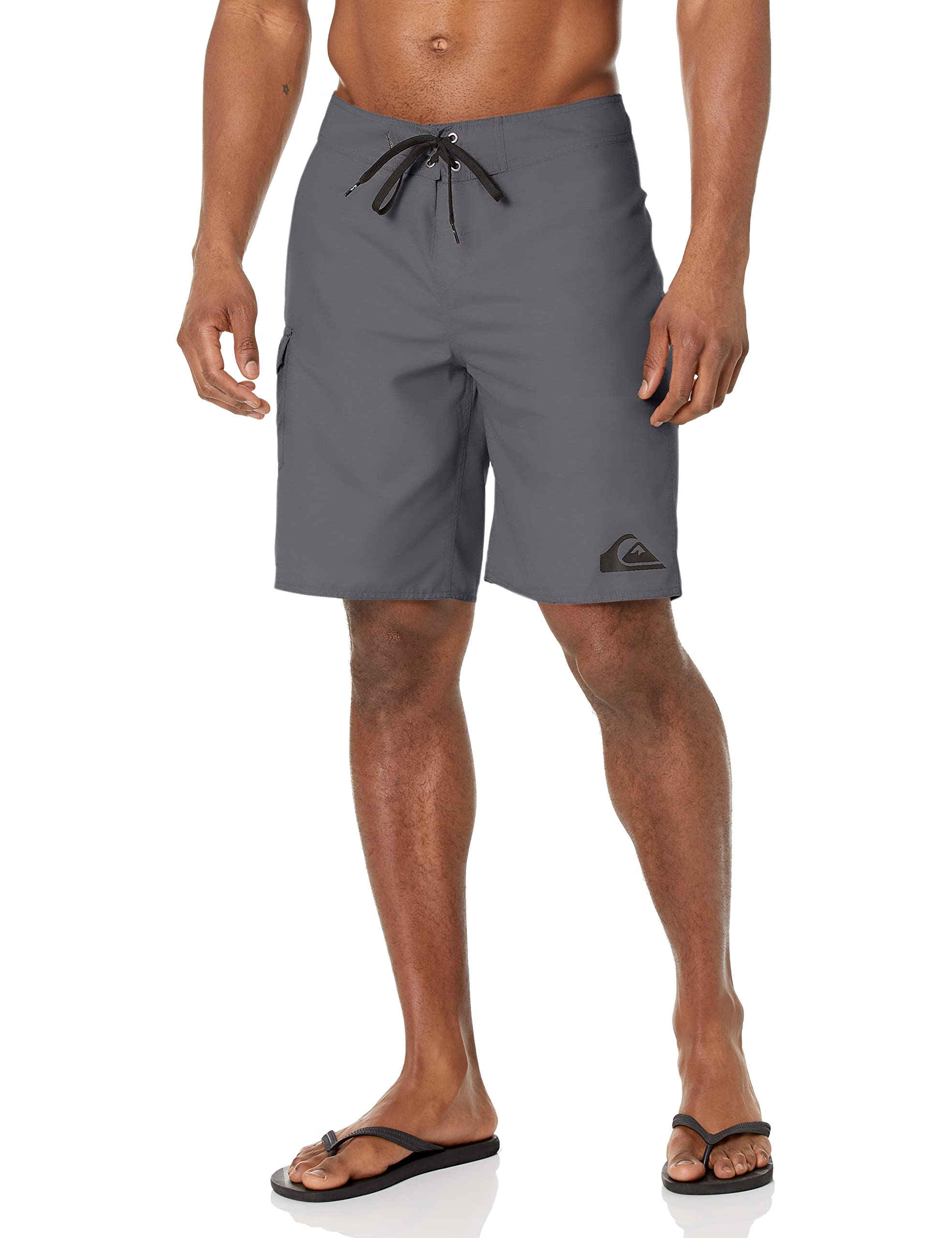 Quiksilver Men's Everyday 20 Inch Boardshort Swim Trunk Bathing Suit, Iron GATE, 32