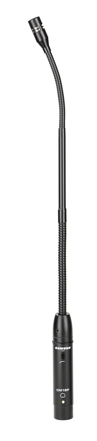 Samson CM15P Gooseneck Podium Microphone,Black