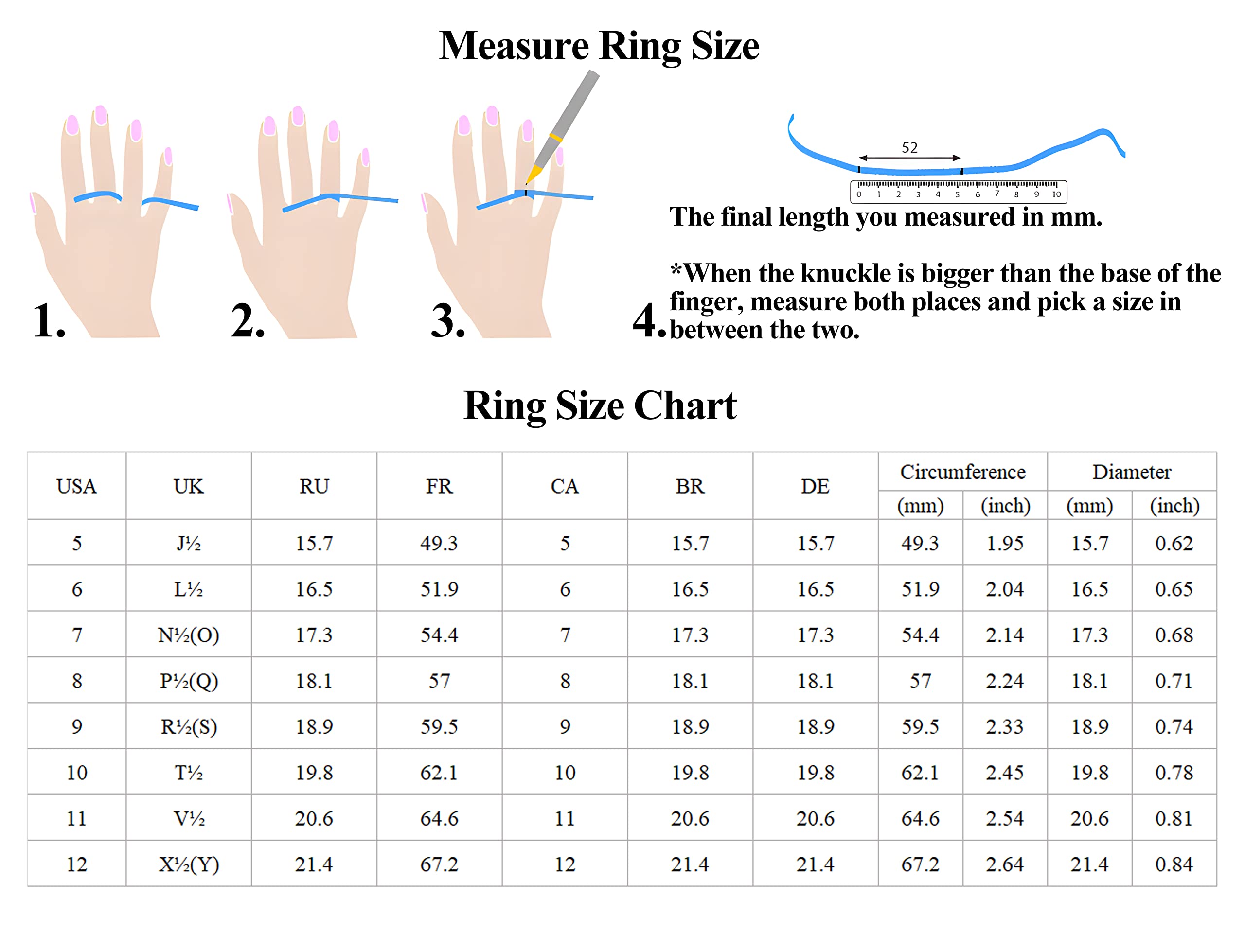 WATAKA 6PCS Spinner Ring for Women Men Anxiety Relief, Stainless Steel Fidget Ring for Stress Relief, Wedding Promise Band Ring Set