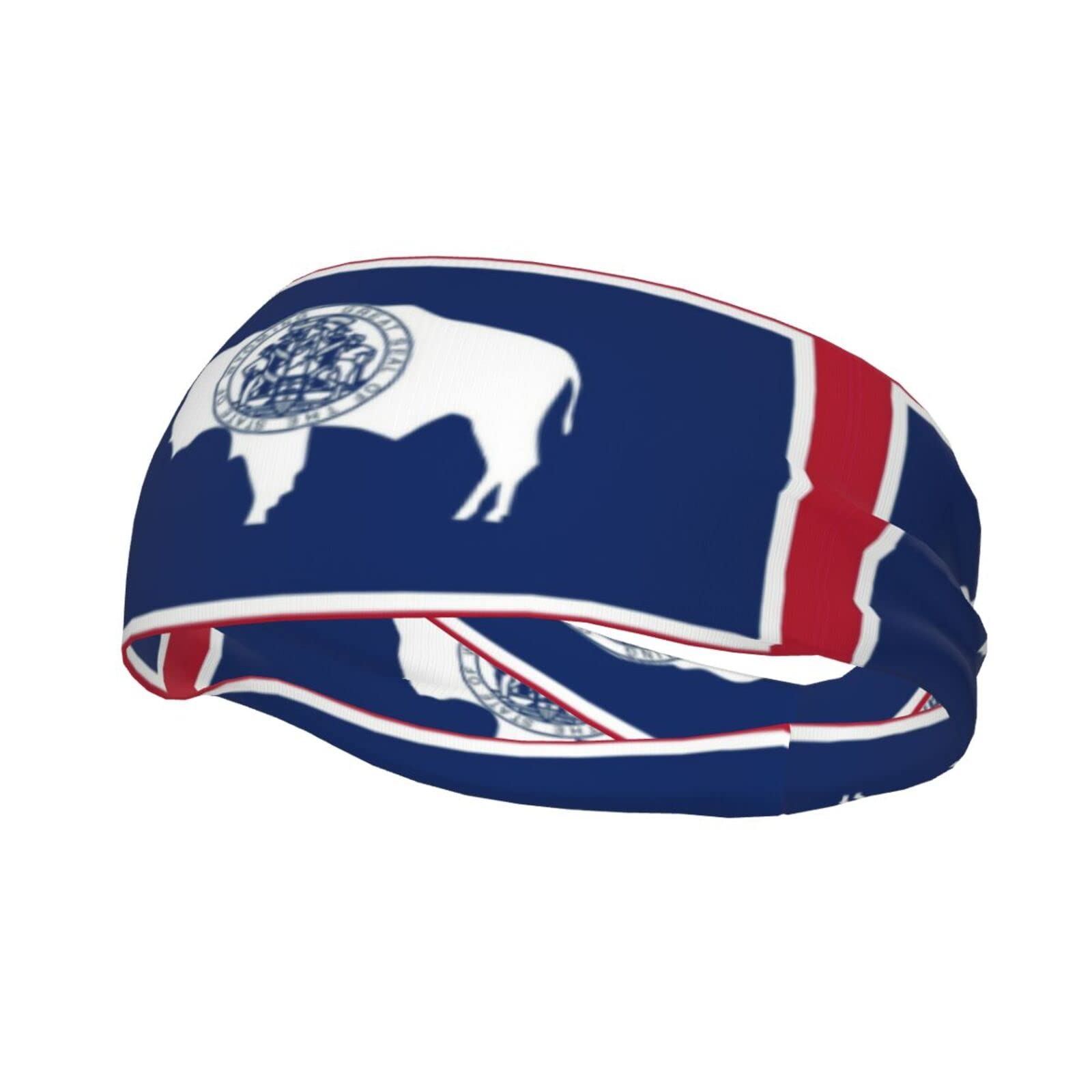 Wyoming Flag Cooling Headband Sports Headbands for Men and Women Moisture Wicking