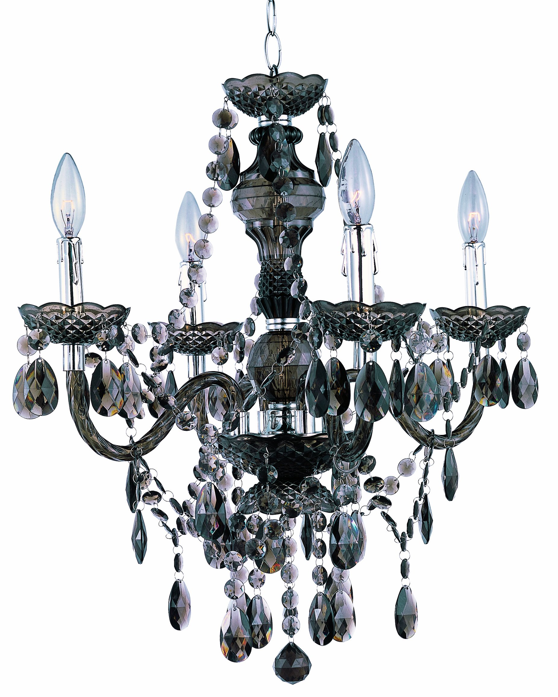 Park Madison Lighting PMC-6604-SM Chandelier/Ceiling Fixture, Smoke