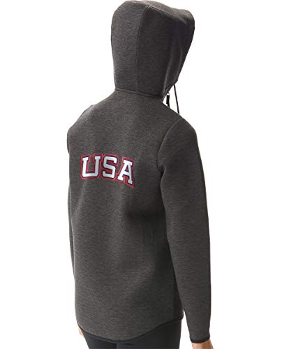 TYR WSFZUS2A237S Womens Elite Hoodie Heather Black S