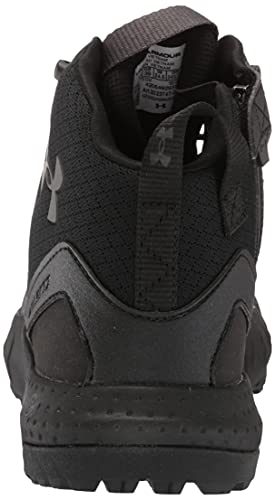 Under Armour Men's Micro G Valsetz Zip Mid Military and Tactical Boot, Black (001)/Black, 8.5 M US
