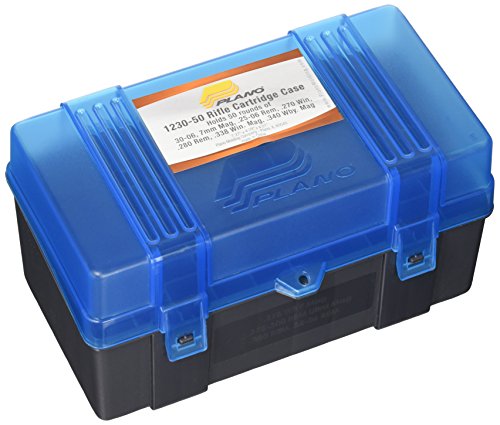 Plano 50 Round Rifle Ammo Case with Slip Cover, Large