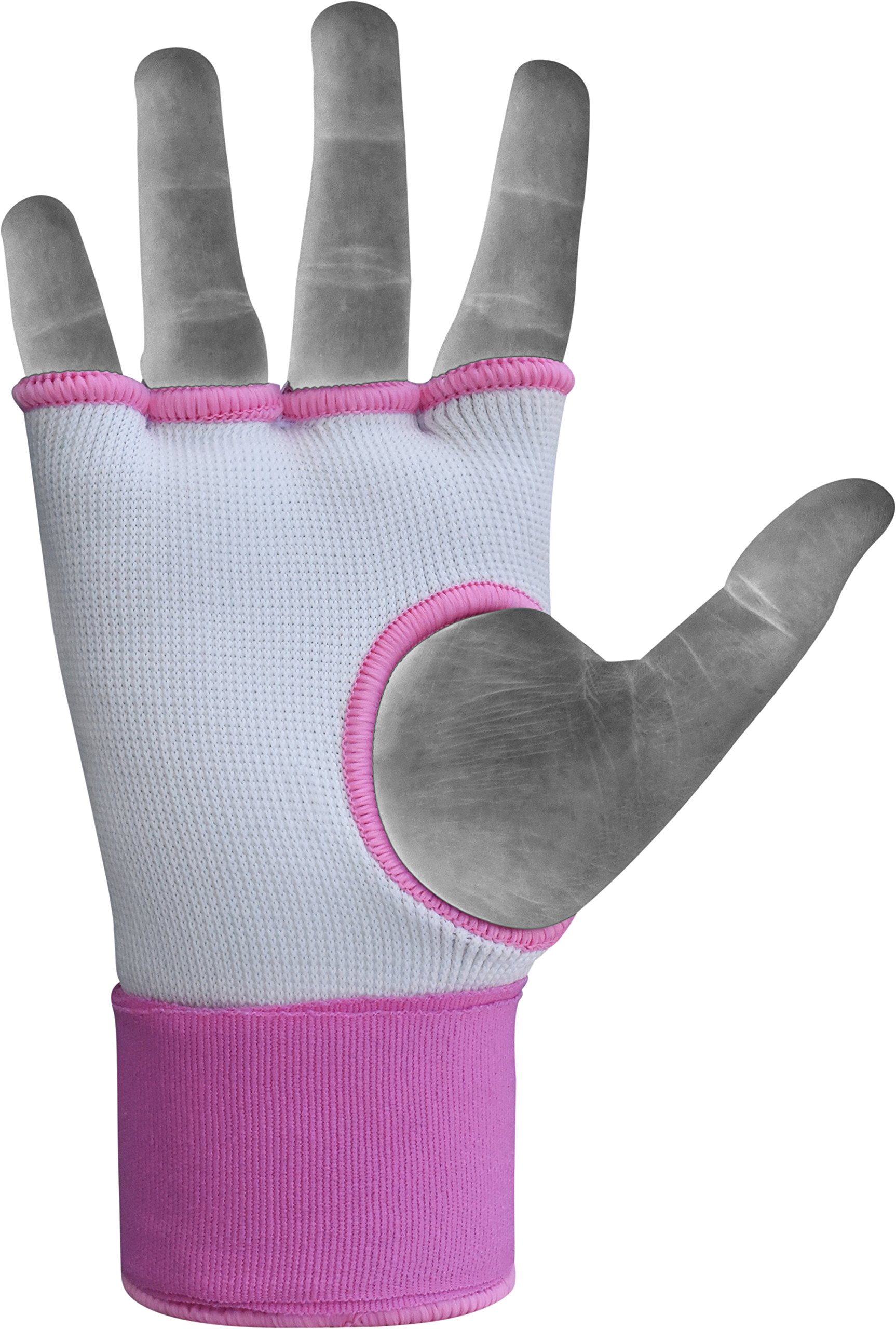 RDX Boxing Hand Wraps Women Inner Gloves, Quick 75cm Long Wrist Straps, Elasticated, Padded Fist Hand Protection, Muay Thai MMA Punching Speed Bag Training Bandages, Under Mitts Handwraps