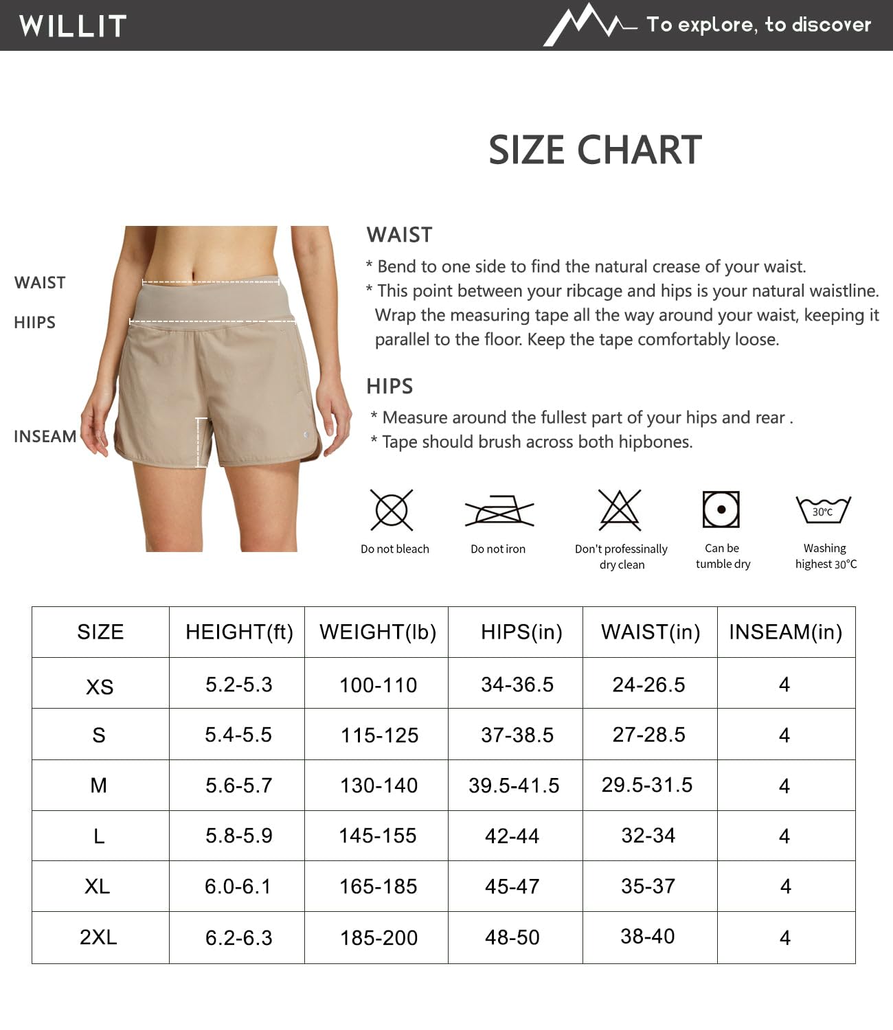 Willit Womens 4" Running Hiking Shorts Athletic Active Shorts with Liner Quick Dry Sports Shorts Zipper Pocket Black M
