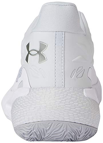 Under Armour Unisex HOVR Havoc 3 Basketball Shoe, White (102)/Halo Gray, 9 US Men