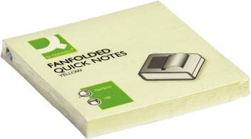 Q-Connect 48799 Z-Note Reusable Pad 76 x 76 mm Black