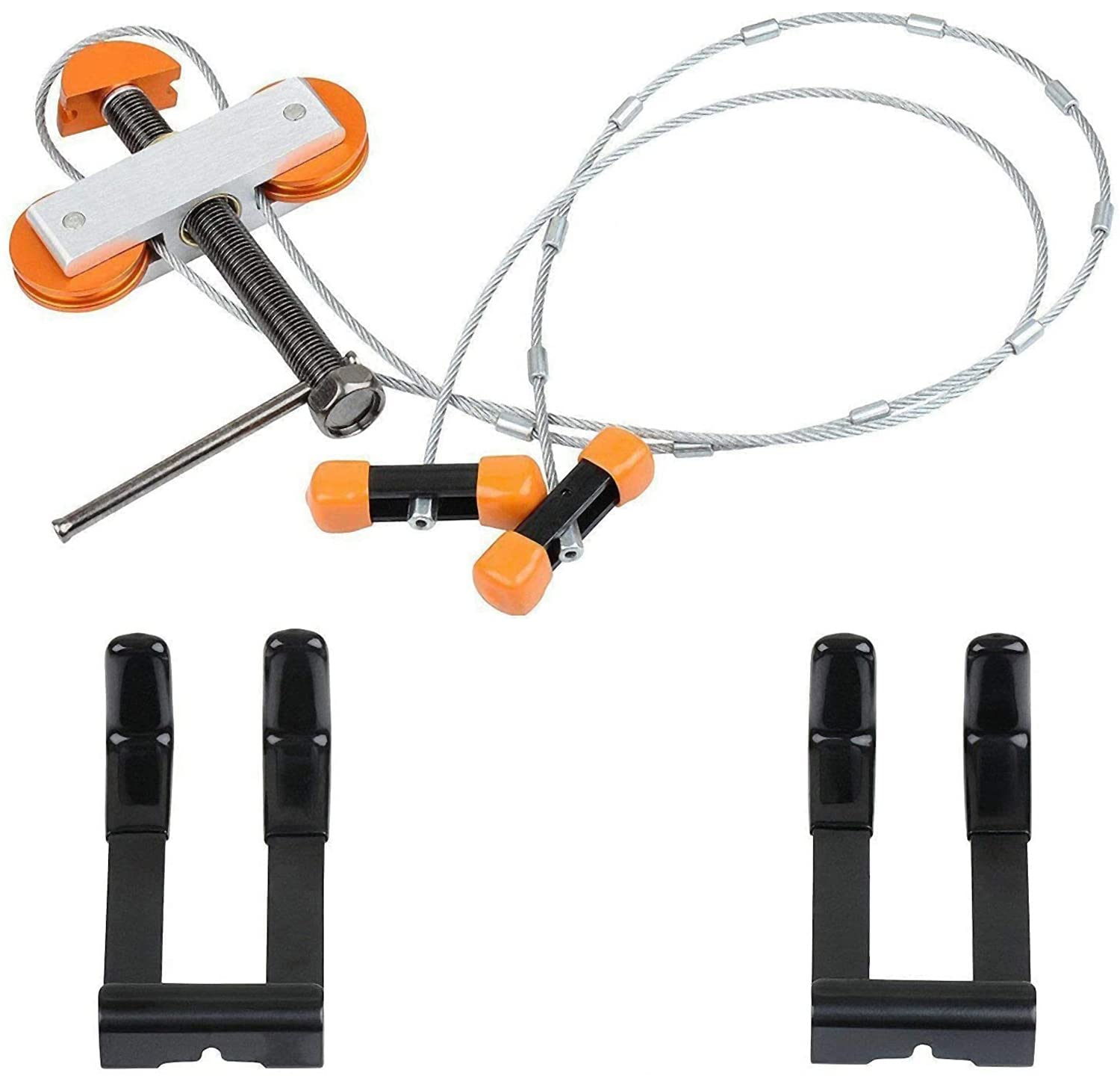 WCS Portable Hand Held Bow Press with 2 Quad Brackets for Compound Bow Archery