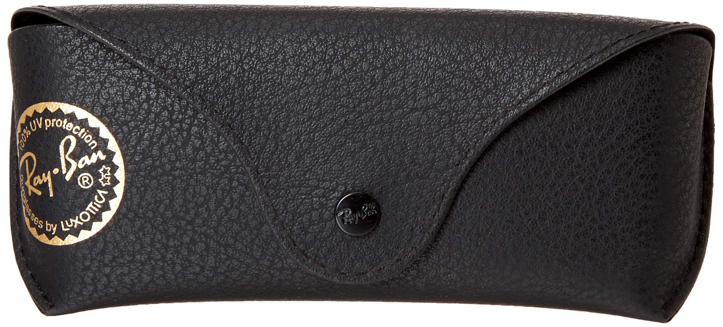 Ray Ban Black Medium Case with Gold Stamp, Case Only